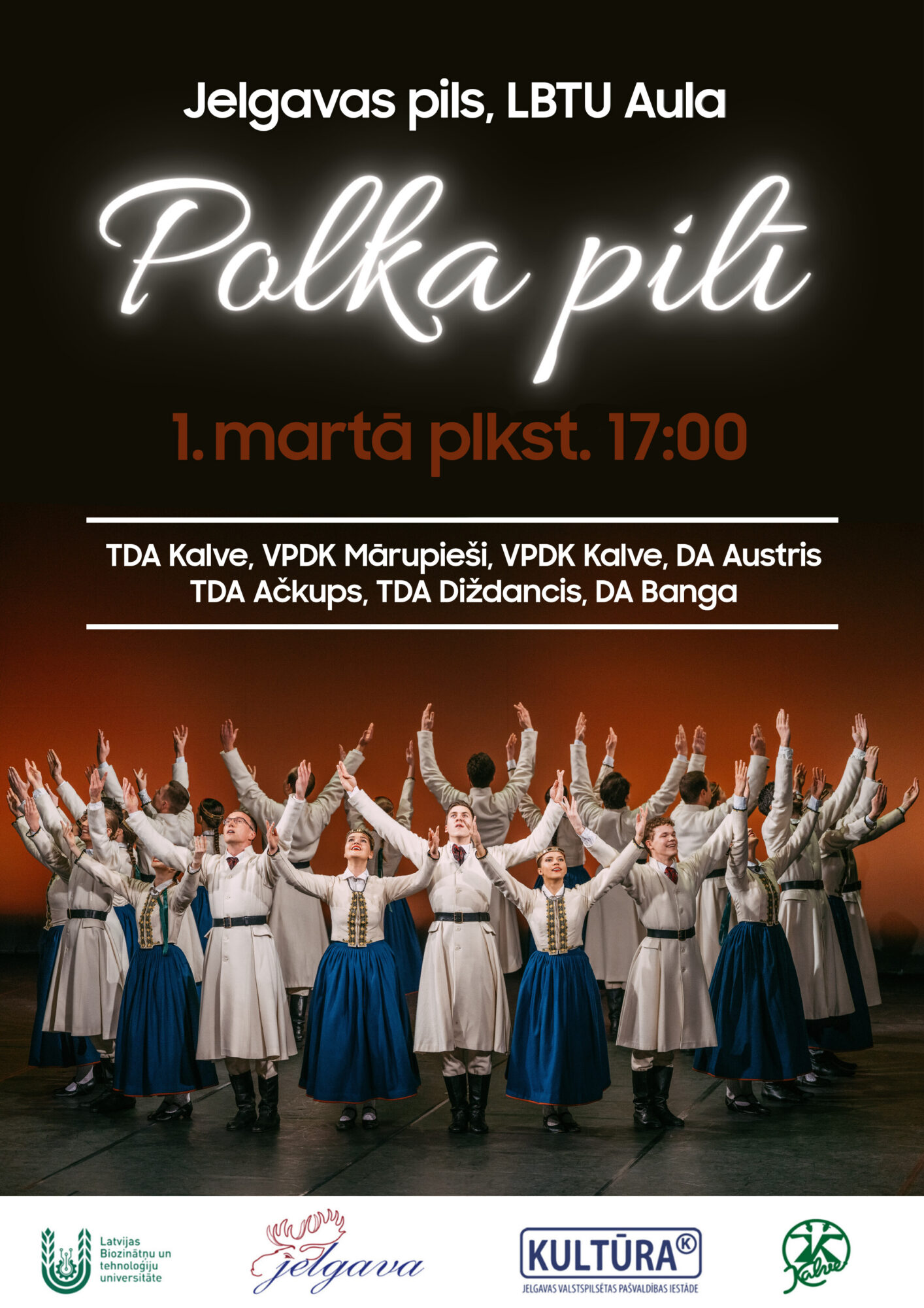 Polka pilī: LBTU tautas deju ansamblis “Kalve” aicina uz sadraudzības ...