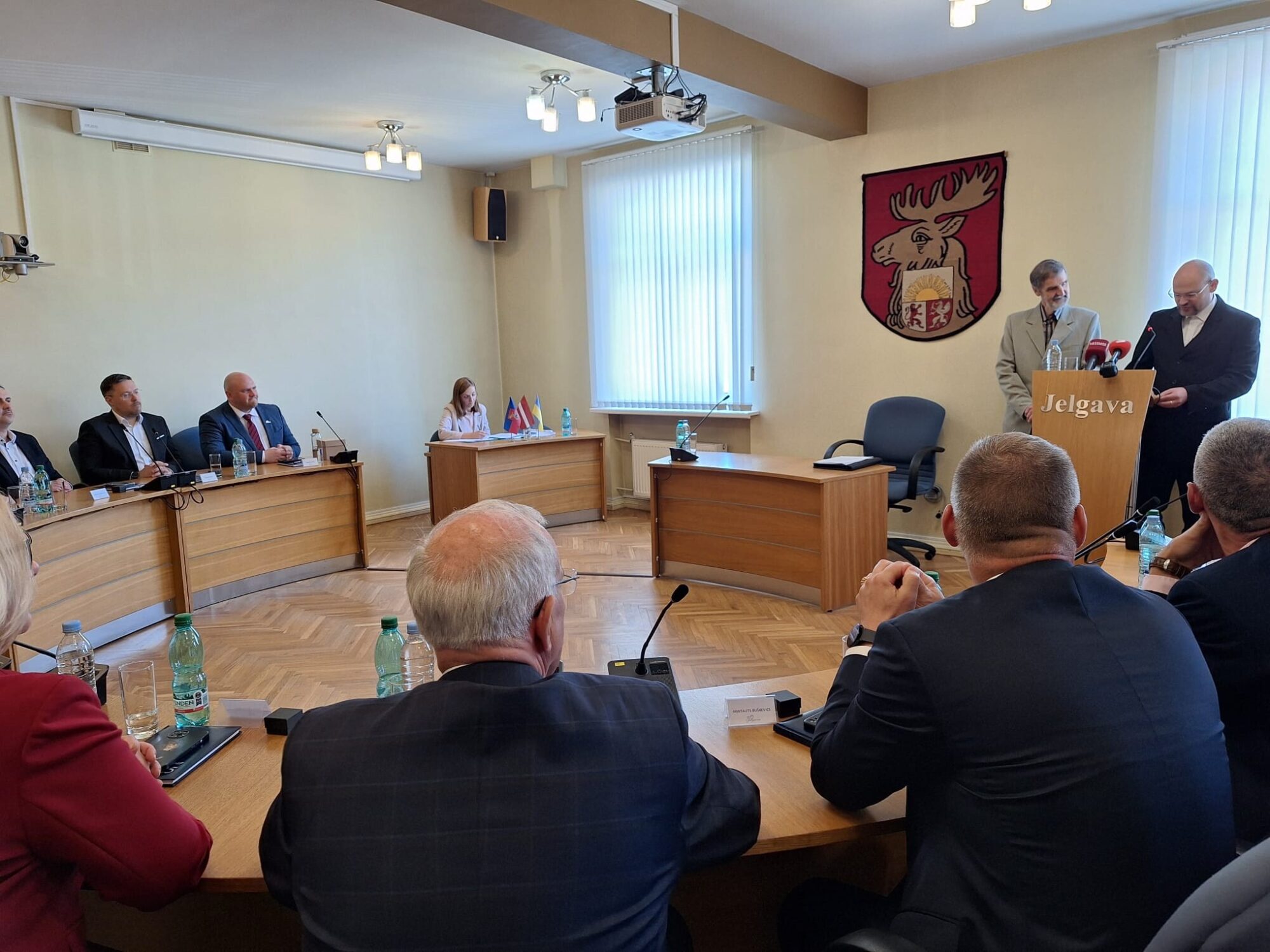 Par Jelgavas domes priekšsēdētāju ievēlēts Mārtiņš Daģis; vietnieki ...